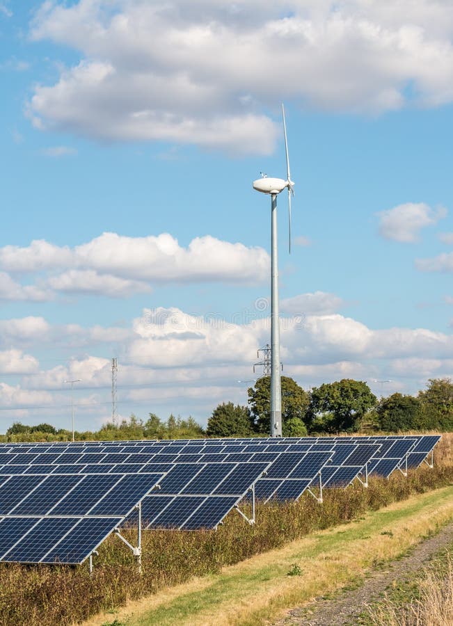 Solar farm stock image. Image of cloudy, friendly, renewable - 76574003