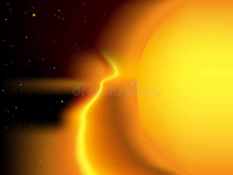 Solar flare swirl design stock vector. Illustration of generated - 9091364