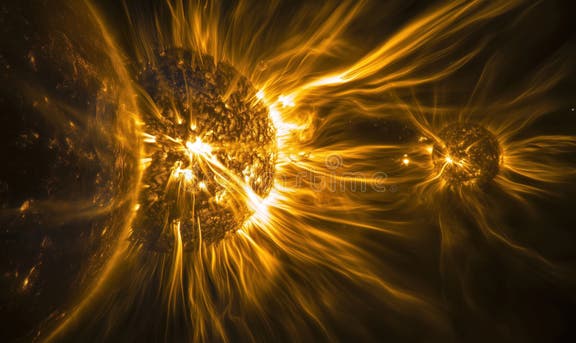 Solar Flares and Coronal Mass Ejections from the Sun, Showcasing ...