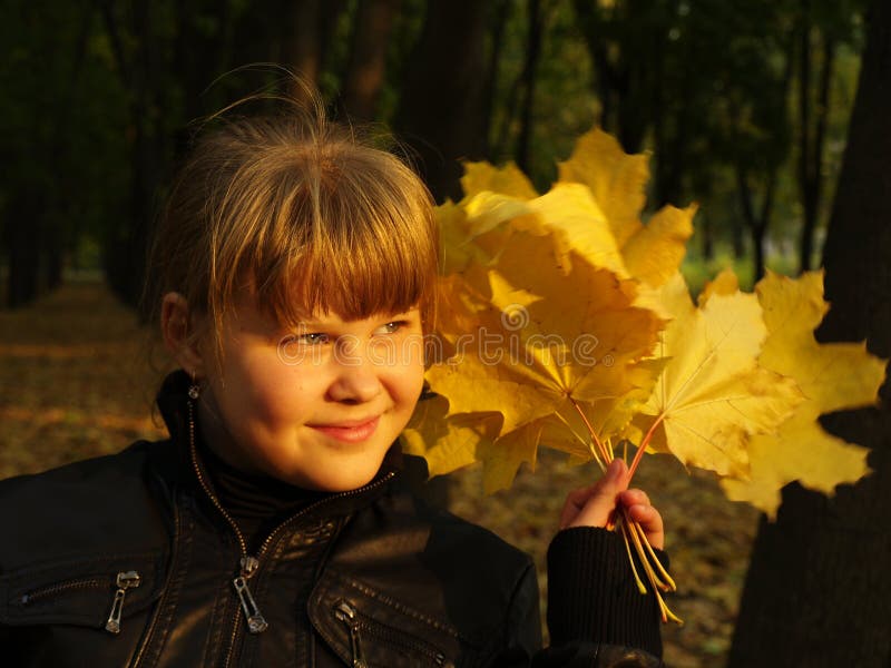 The solar girl stock image. Image of pleasure, decline - 26630465