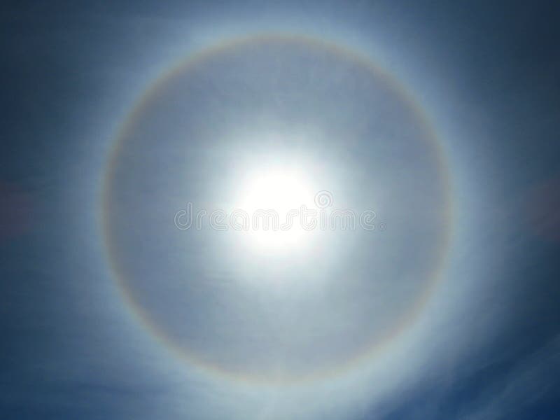 Solar halo stock photo. Image of solar, phenomenon, halo - 138015578