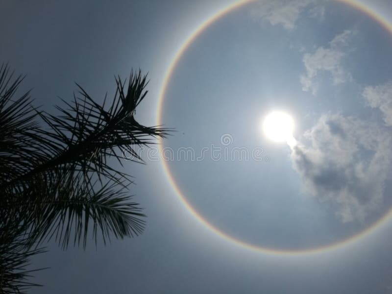 Solar halo stock photo. Image of halo, fenomena, rare - 99596762