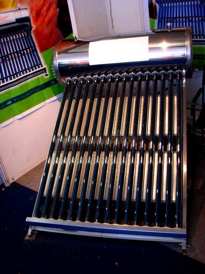 Solar Heater stock image. Image of industries, exhibit - 2488169