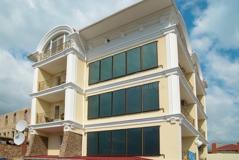 Solar house stock image. Image of heat, generation, generator - 27754191