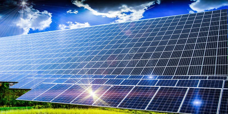 Solar installation stock photo. Image of renewable, sustainable - 85897616