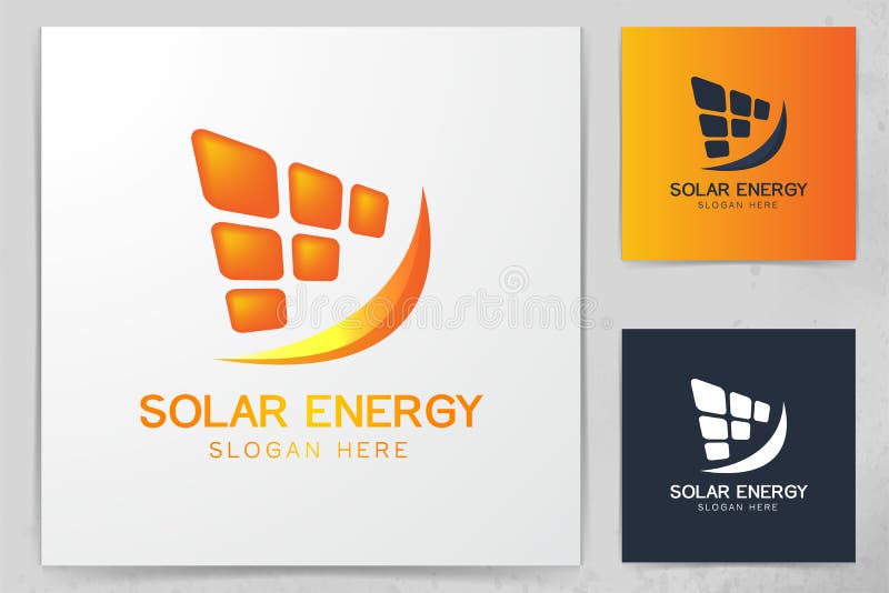 Solar Logo Design Inspiration Stock Vector - Illustration of sign ...