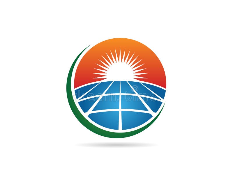 Solar 2 logo icon template stock vector. Illustration of cartoon ...