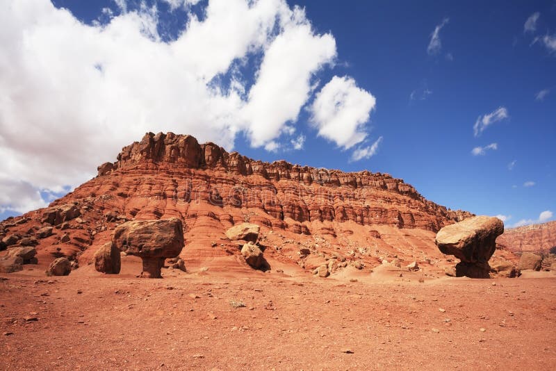 In desert midday stock image. Image of rocks, grand, geology - 2737877