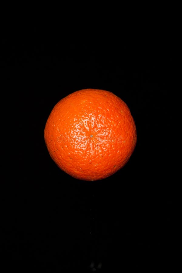 Solar Orange on Black Background Stock Photo - Image of solar, system ...