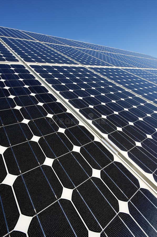 Solar photovoltaic panel stock image. Image of alternative - 3831189