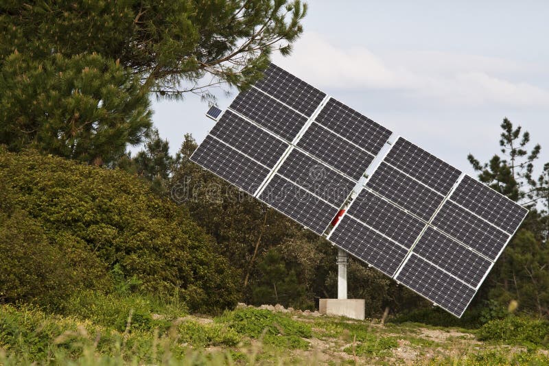 Solar Panel stock photo. Image of industry, heating, green - 13632630