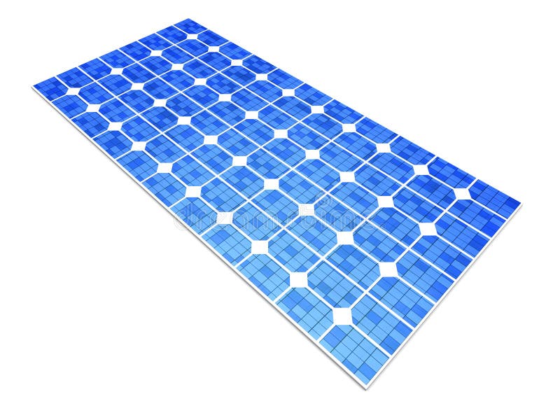 Solar Panel stock illustration. Illustration of ecology - 15037292