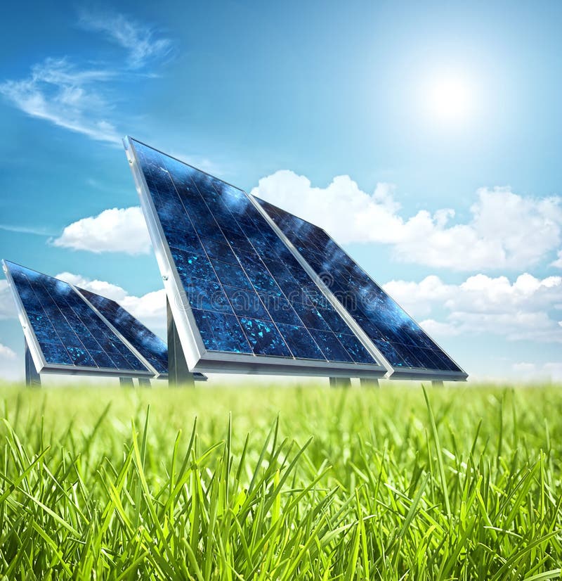 Solar panel stock image. Image of solar, clear, clean - 16170193