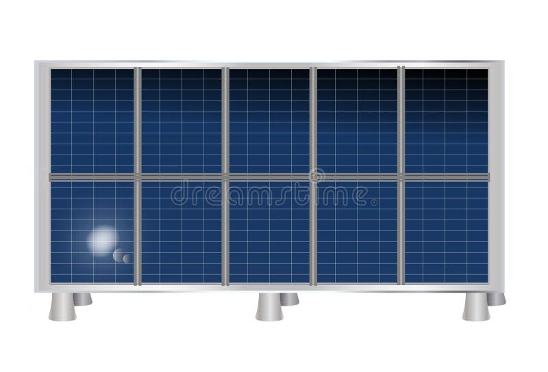 Solar panel stock vector. Illustration of technology - 19991047