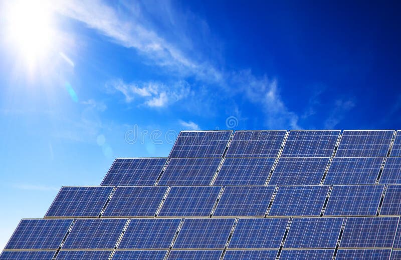Solar panel stock image. Image of electric, environment - 22759415