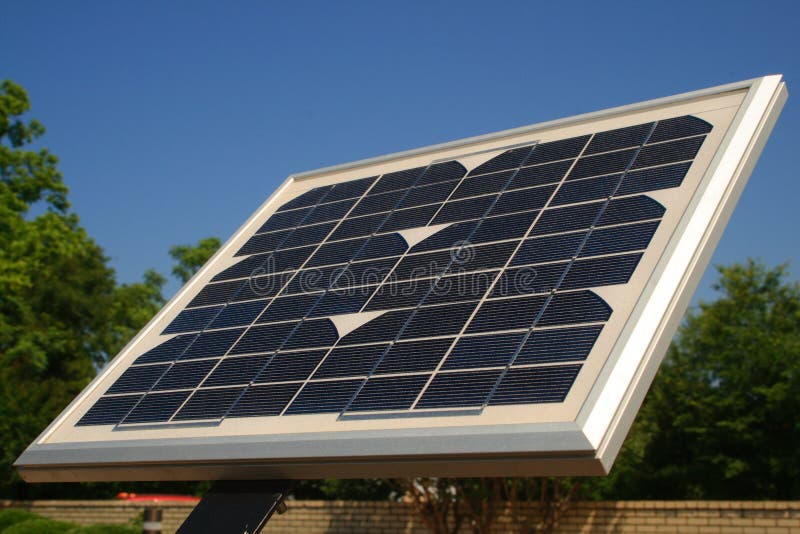 Small Solar Panel stock photo. Image of fuels, power, cell - 2421332