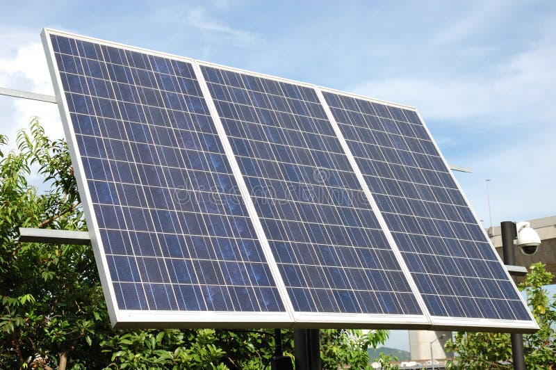 Solar panel stock photo. Image of power, ecological, solar - 2961226