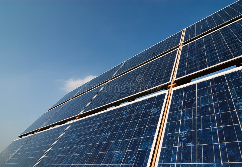 Solar panel stock photo. Image of blue, electricity, cell - 4567786