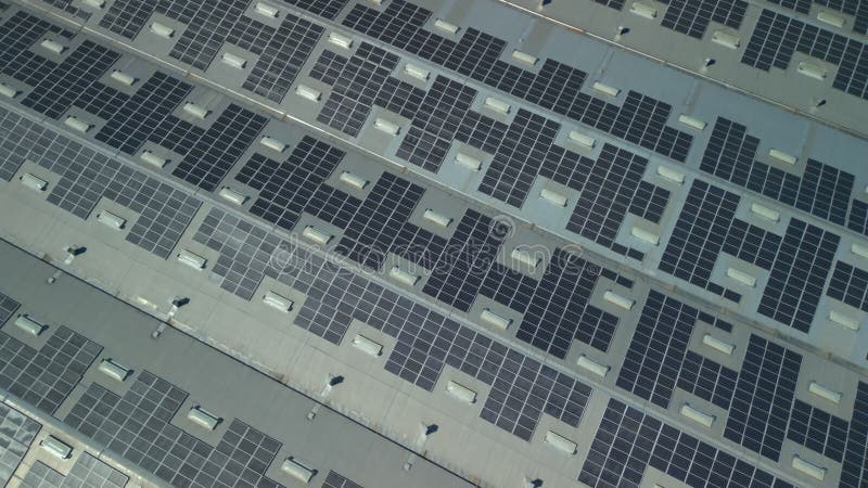 Solar Panel Aerial View stock footage. Video of modules - 292616074