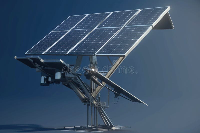 Solar Panel Against the Blue Sky, an Alternative Source. Clean ...