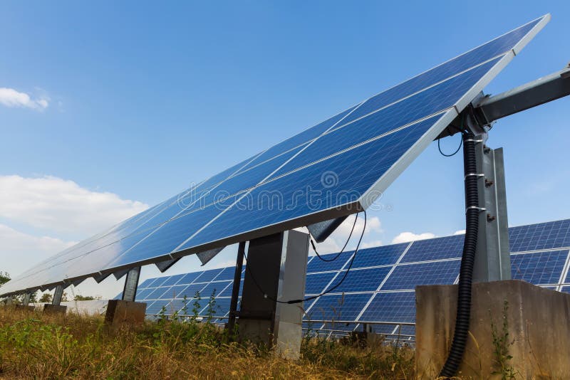 Solar Panel, Alternative Electricity Source - Concept of Sustainable ...