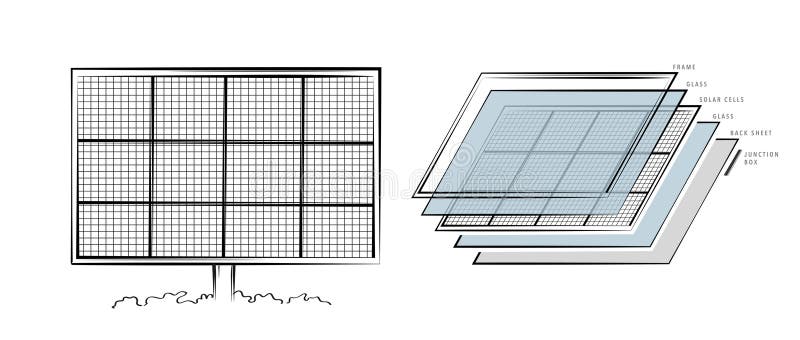 Solar Panel Array for Clean Energy, Sustainability, Eco-friendly ...