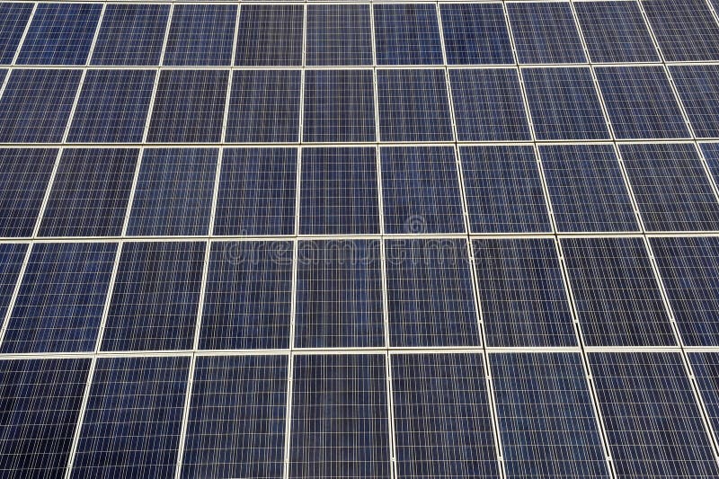 Solar panel array stock image. Image of station, blue - 36761323