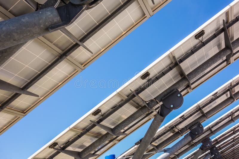 Solar panel back stock image. Image of commercial, modern - 45360391