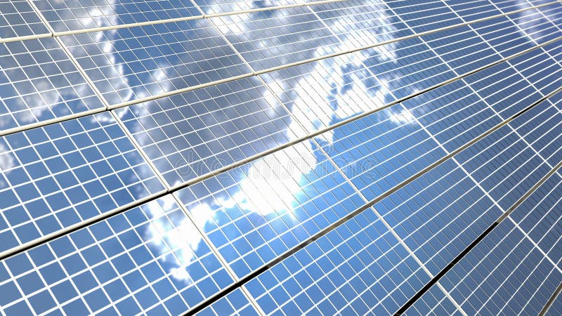 Solar Panel Background of Photovoltaic Modules for Renewable Energy ...