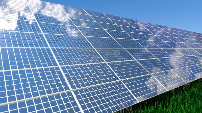Solar Panel Background of Photovoltaic Modules for Renewable Energy ...