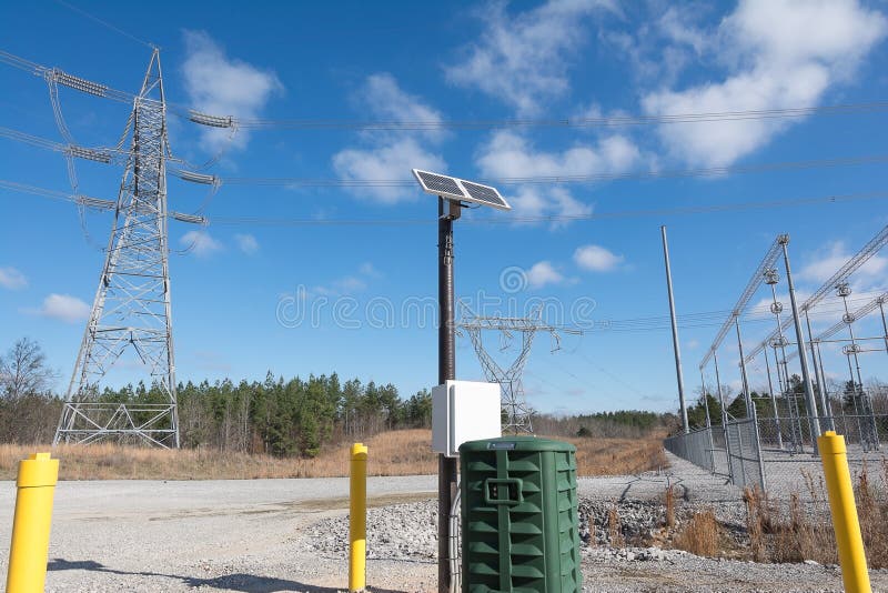 Solar Panel. stock photo. Image of partly, green, power - 68244436