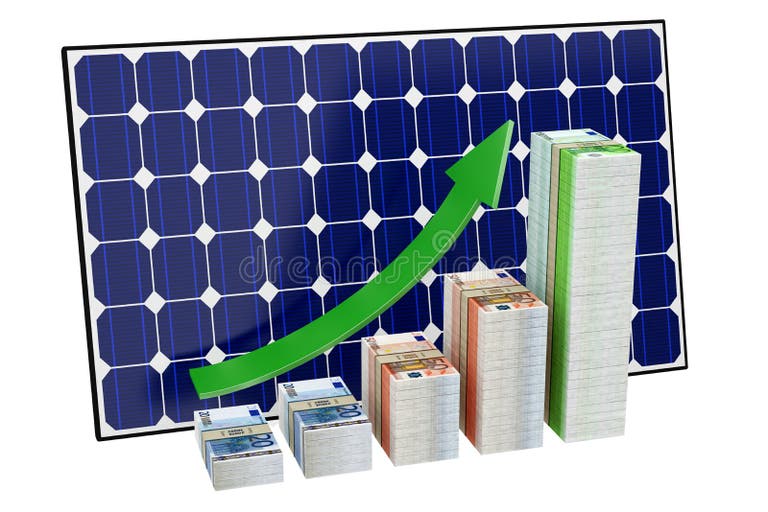 Solar Panel stock photo. Image of euros, economical, gain - 33088866