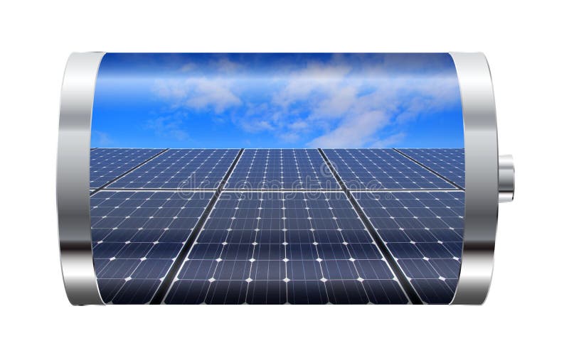 Solar battery stock photo. Image of panel, power, generation - 1109758