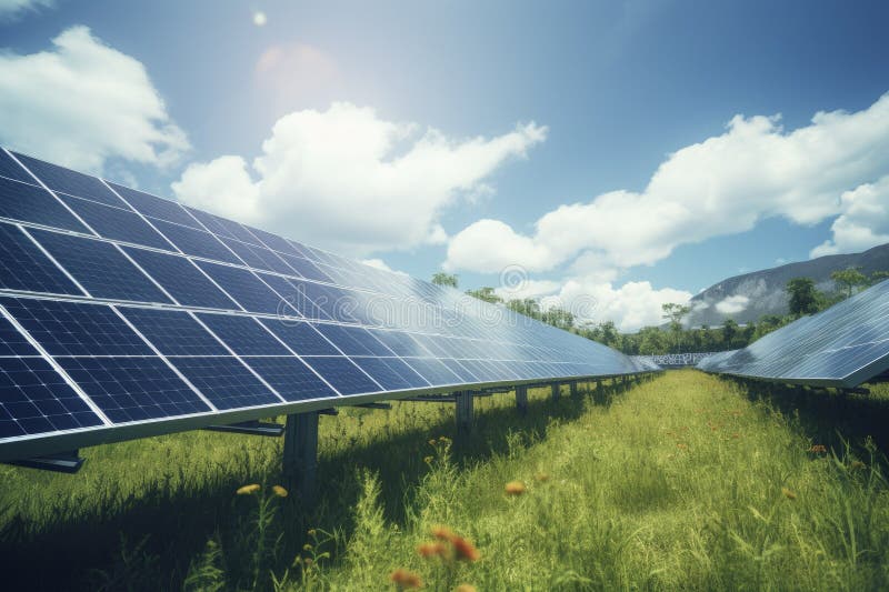Rows of Green Seedlings Sprout in the Arable Field in Perspective Stock ...