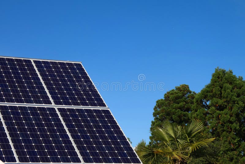 Solar energy stock image. Image of modern, electricity - 5416463