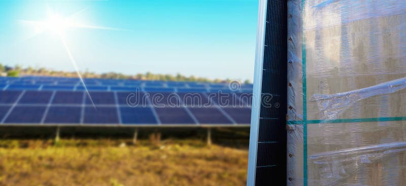 Solar Panel Boxes Prepared for Installation in Power Generation Areas ...