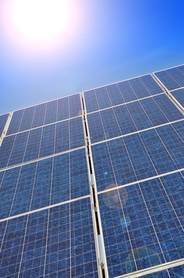 Solar panel stock image. Image of environmental, light - 58420669