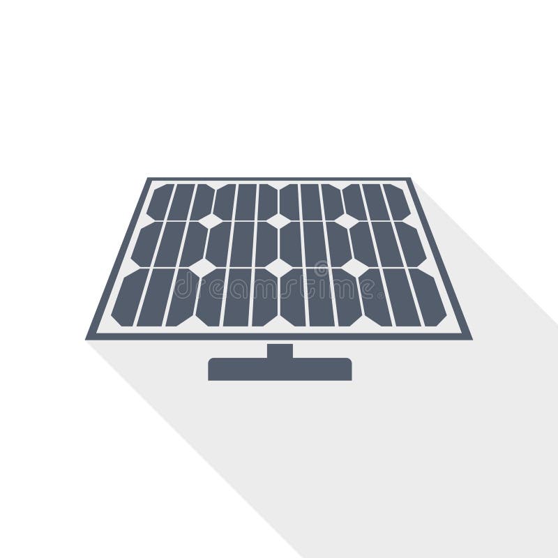 Solar Panel, Clean Energy, Power Flat Design Vector Icon Stock Vector ...