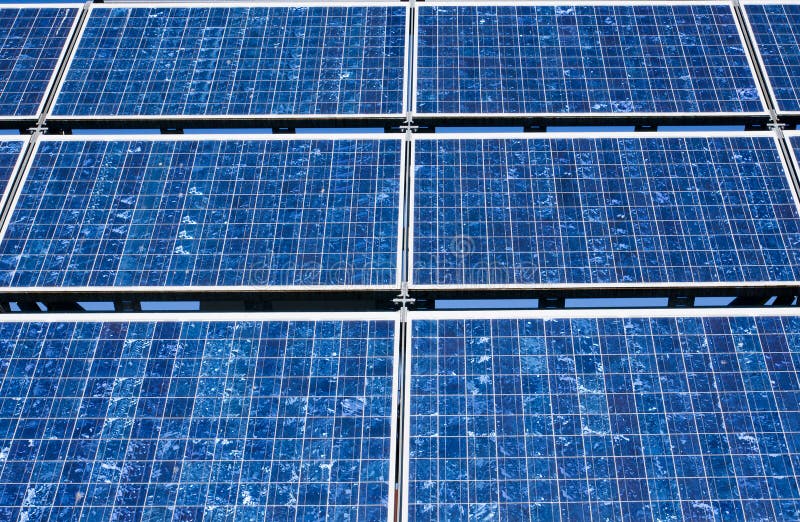Solar panel close-up stock photo. Image of power, system - 18142152