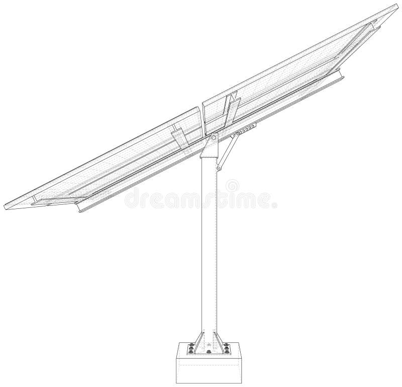 Solar Panel Blueprint Stock Illustrations – 895 Solar Panel Blueprint ...