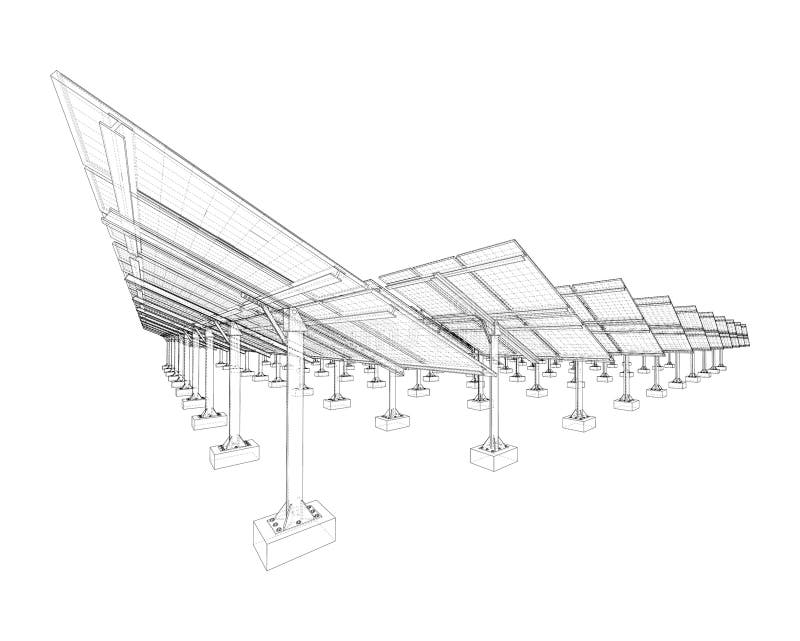 Solar Panel Blueprint Stock Illustrations – 895 Solar Panel Blueprint ...