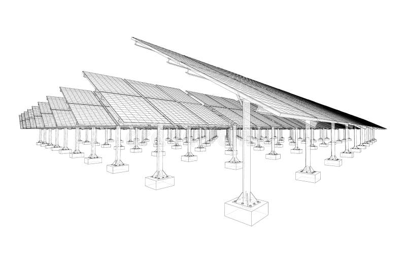 Solar Panel Blueprint Stock Illustrations – 895 Solar Panel Blueprint ...