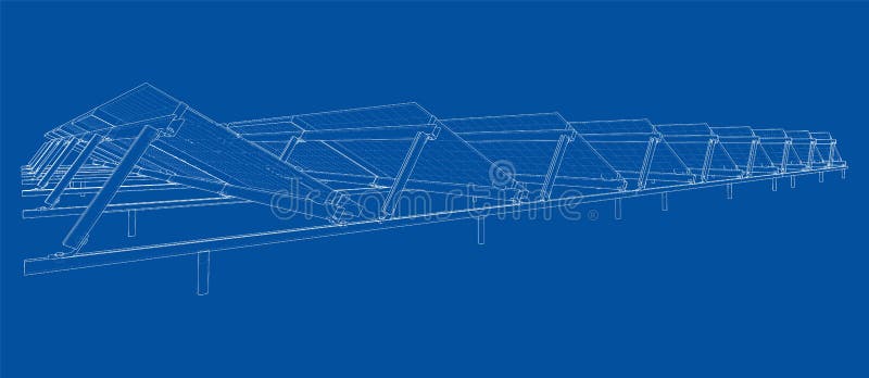 Solar Panel Concept. Vector Stock Illustration - Illustration of design ...