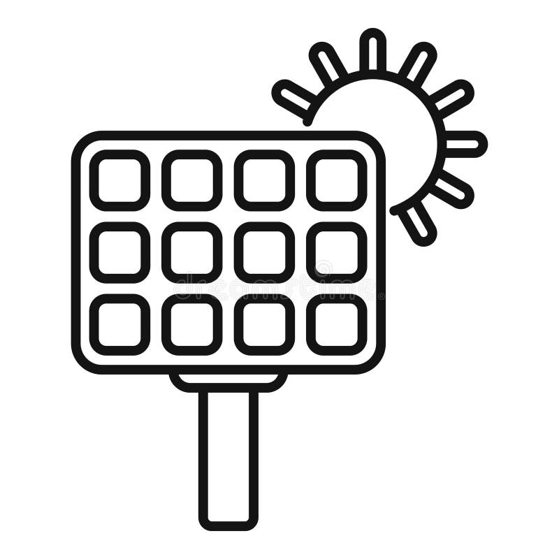 Solar Panel Converting Sun Rays into Energy Icon Stock Illustration ... Solar Panel Converting Sun Rays into Energy Icon Stock Illustration ...