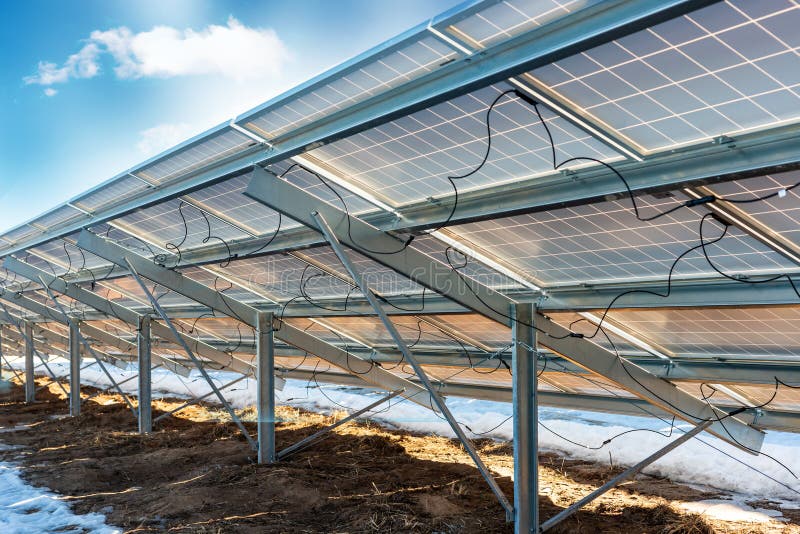 Solar Panel Designs - Rear View Stock Photo - Image of rear ...