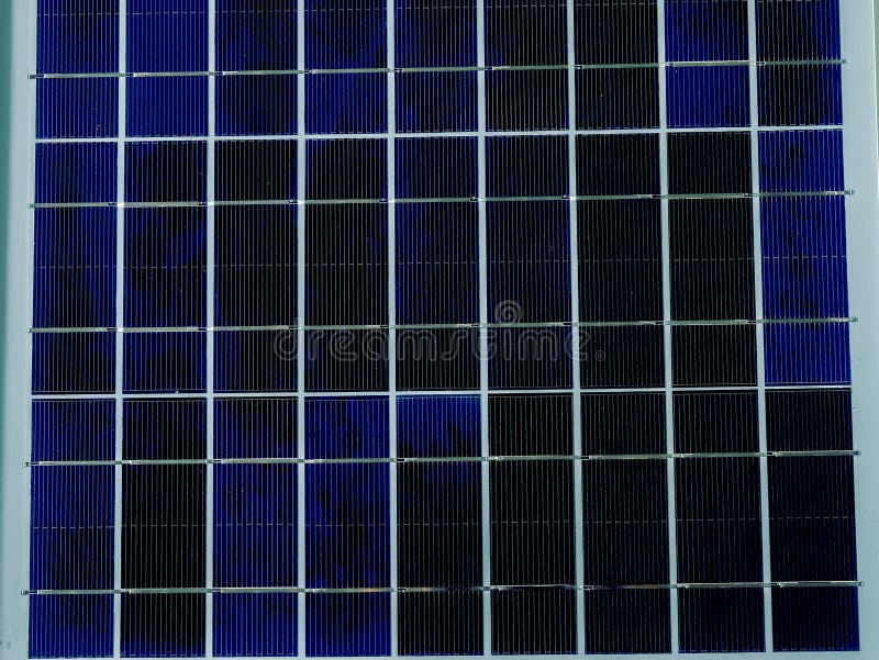 Solar Panel Electricity Generation ,Green Energy on White Stock Image ...