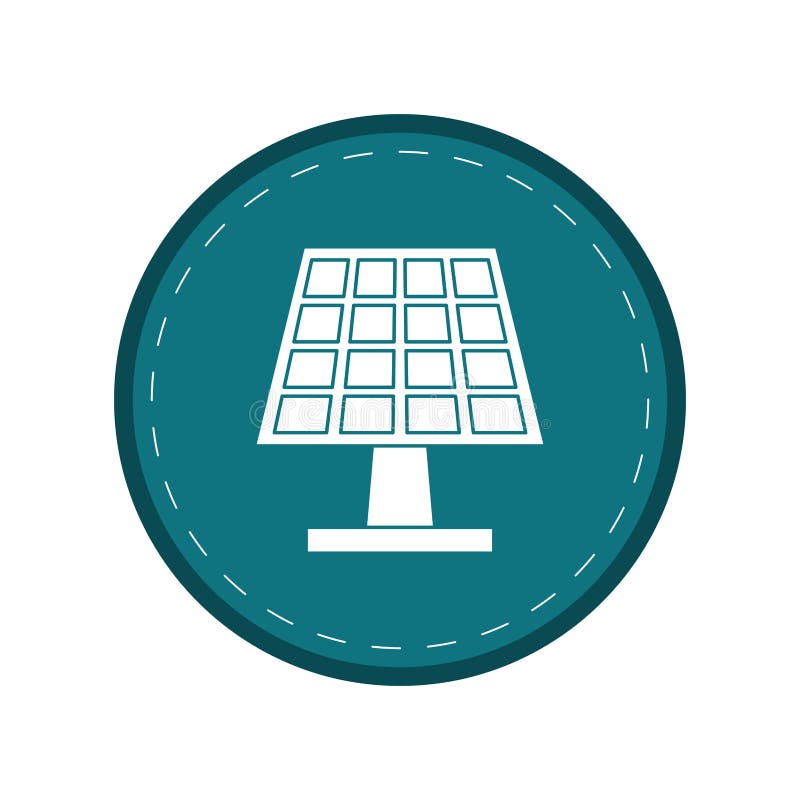 Solar Panel and Ecology Design Stock Vector - Illustration of support ...