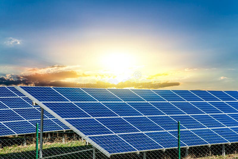 Solar Panel . Energy of the Sun Stock Image - Image of design, creative ...
