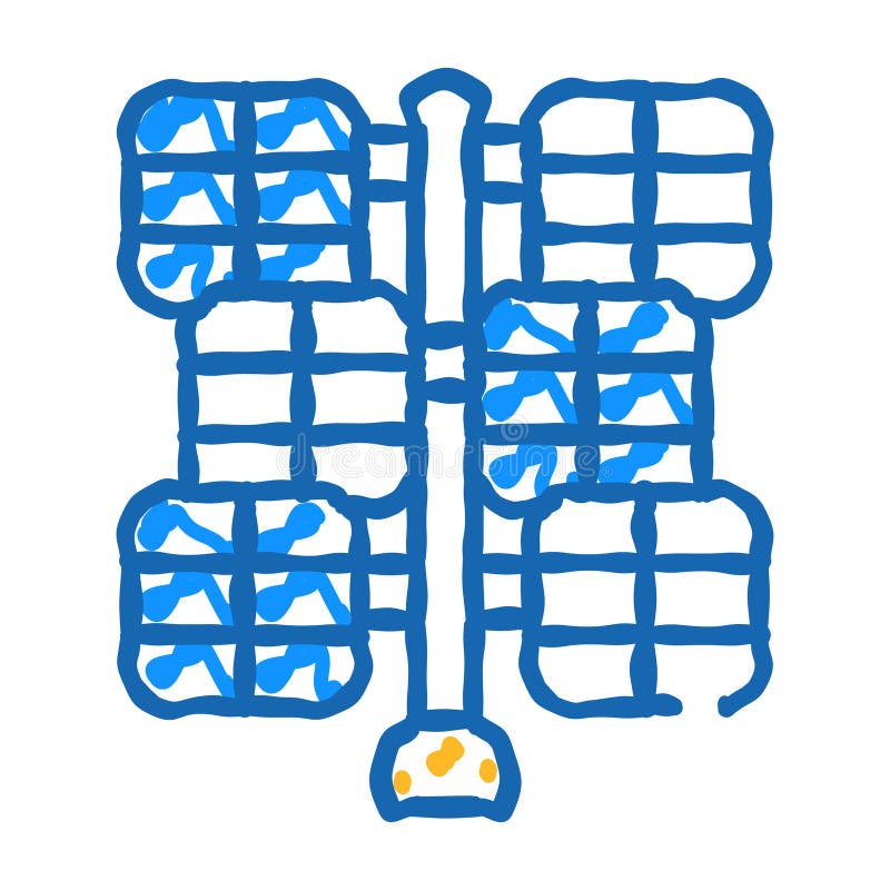 Solar Panel Energy System Icon Doodle Illustration Stock Illustration ...