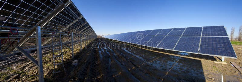 Solar Panel and Energy Transition Stock Image - Image of reflection ...